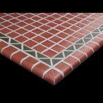 Rectangular mosaic table top 200 x 100 cm