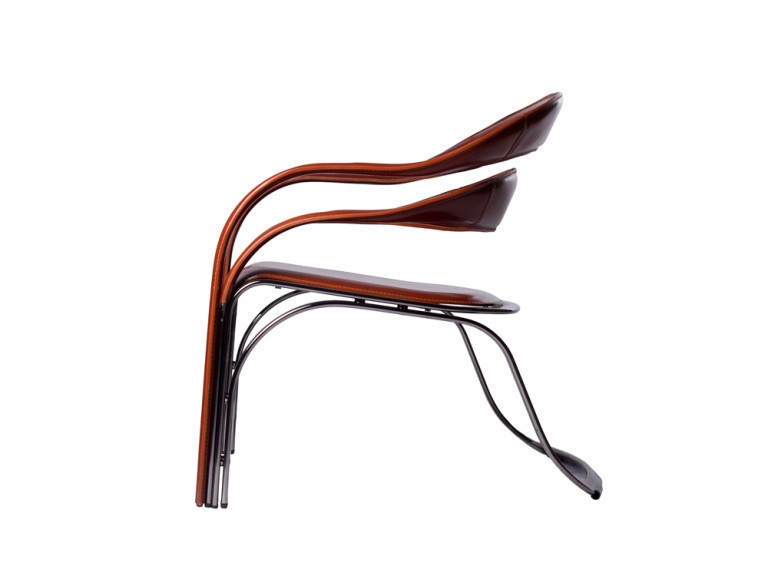 Designer Spin chair by Martin Ballendat in walnut